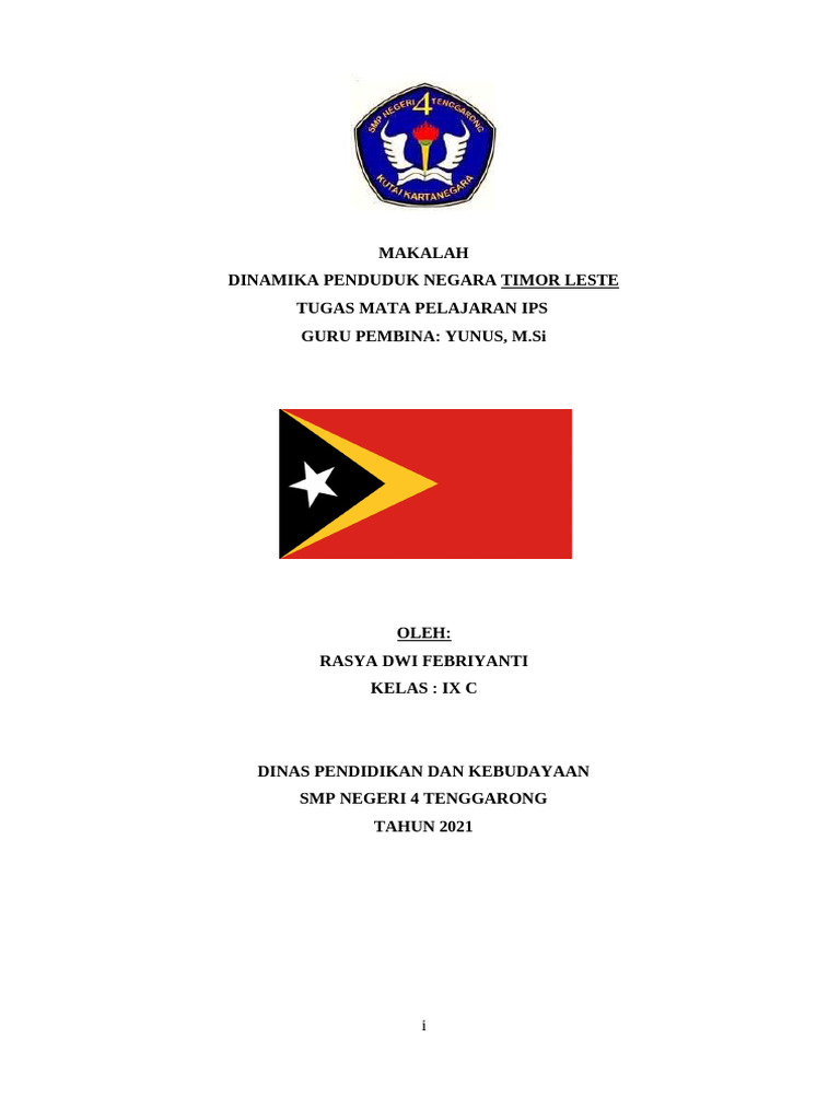Makalah Timor Leste | PDF