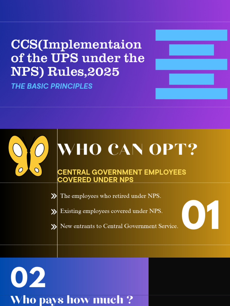 UPS NPS Rules 2025: Employee Benefits Guide | PDF | Pension | Taxes