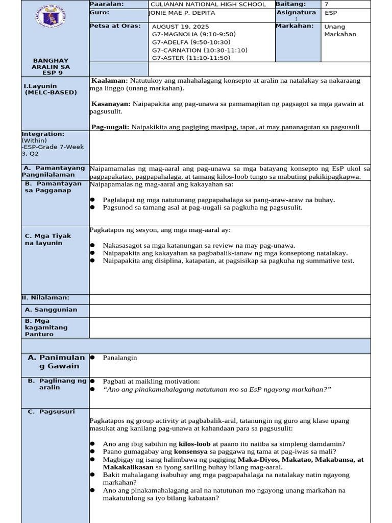 August 19, 2025 DLP Esp | PDF