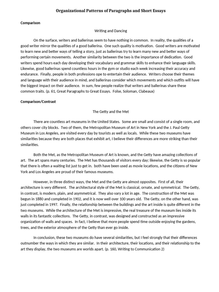 Organizational Patterns in Writing | PDF | Mummy | Running