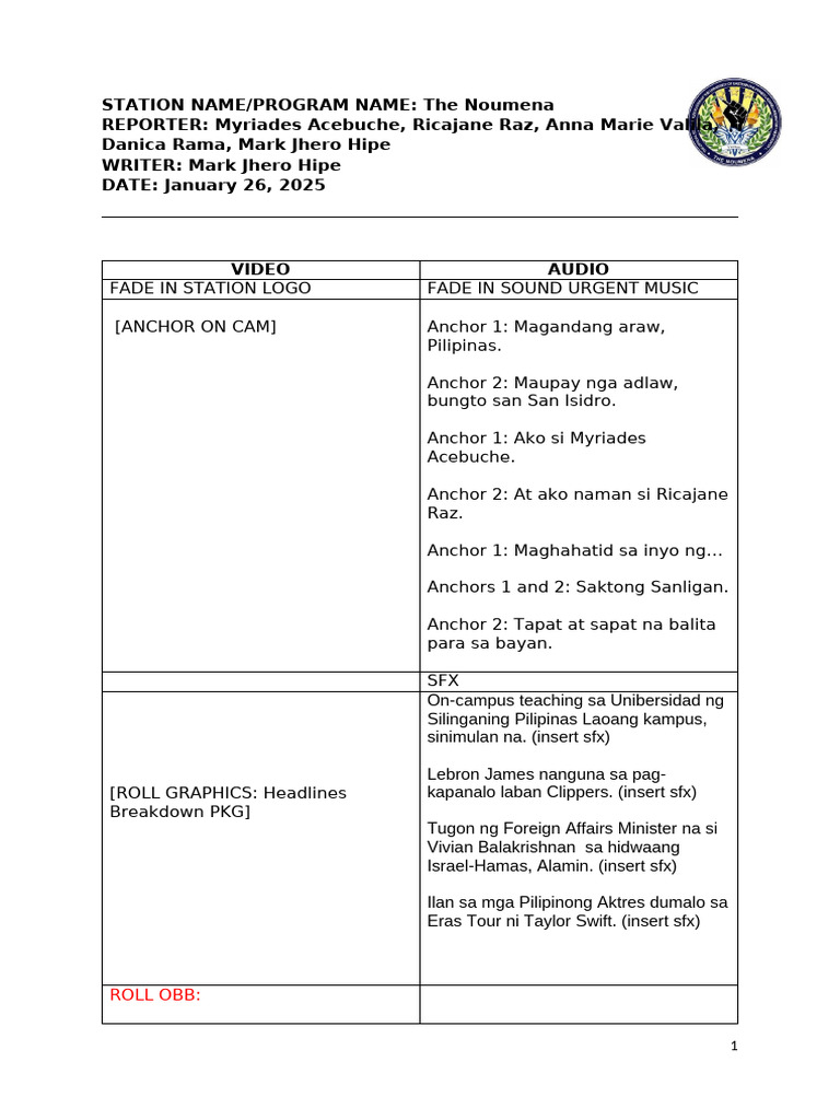 Generic Script | PDF