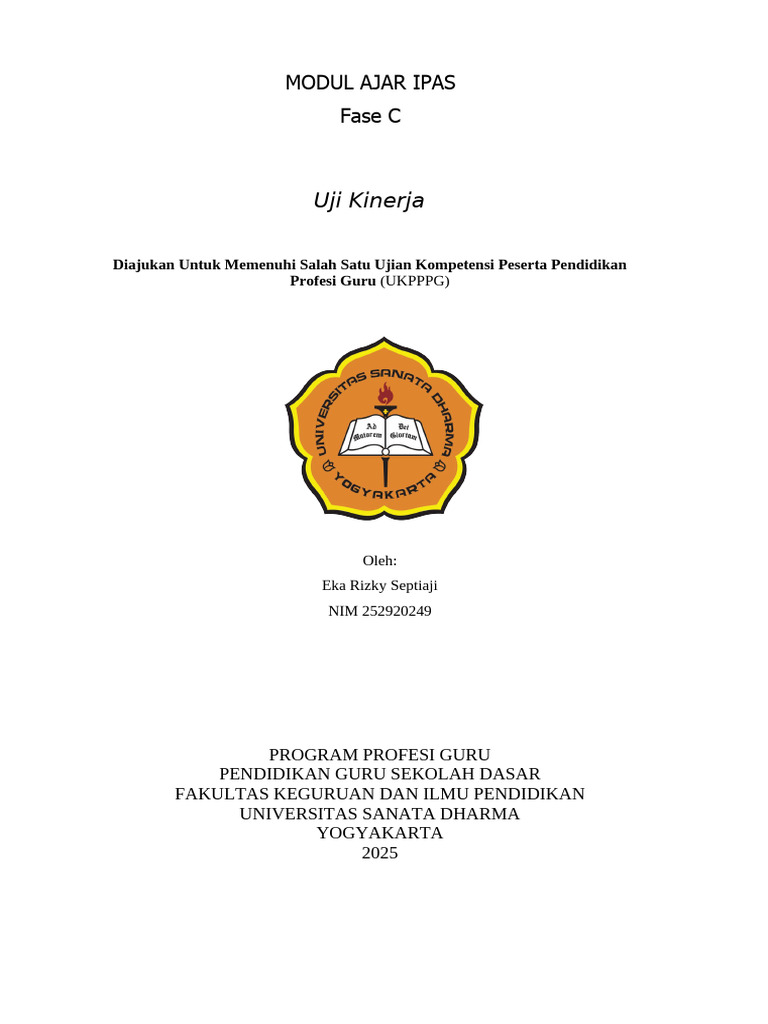 MODUL AJAR IPAS Eka Rizky | PDF