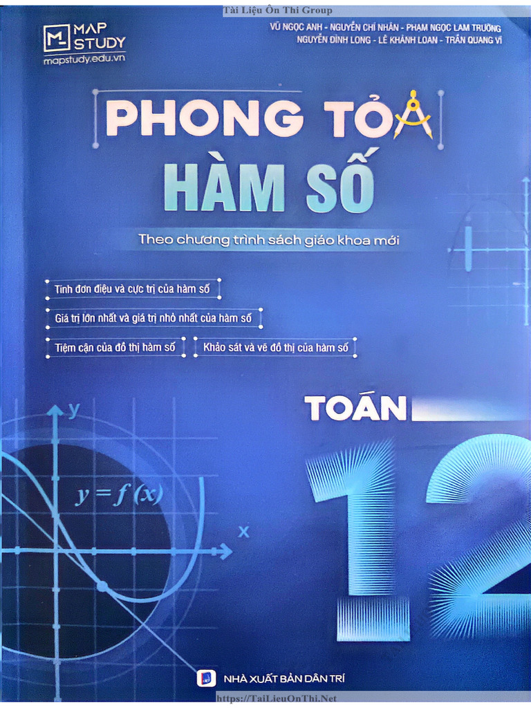 eBook Phong Toả Hàm Số Toán 12, Mapstudy | PDF