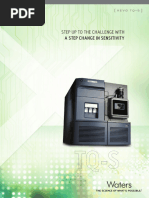 Xevo G3 QTof Specifications Overview | PDF | Mass Spectrometry | Time ...