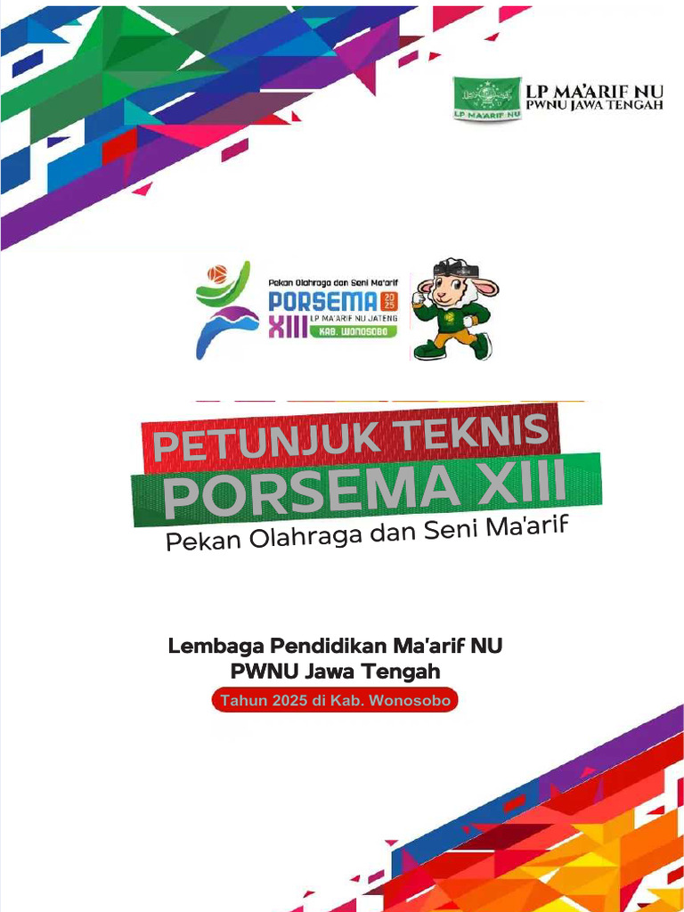 Petunjuk Teknis PORSEMA XIII 2025 | PDF