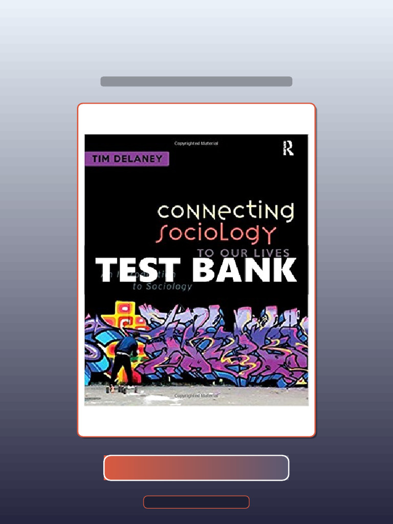 Connecting Sociology To Our Lives An Introduction To Sociology 1 Ed ...