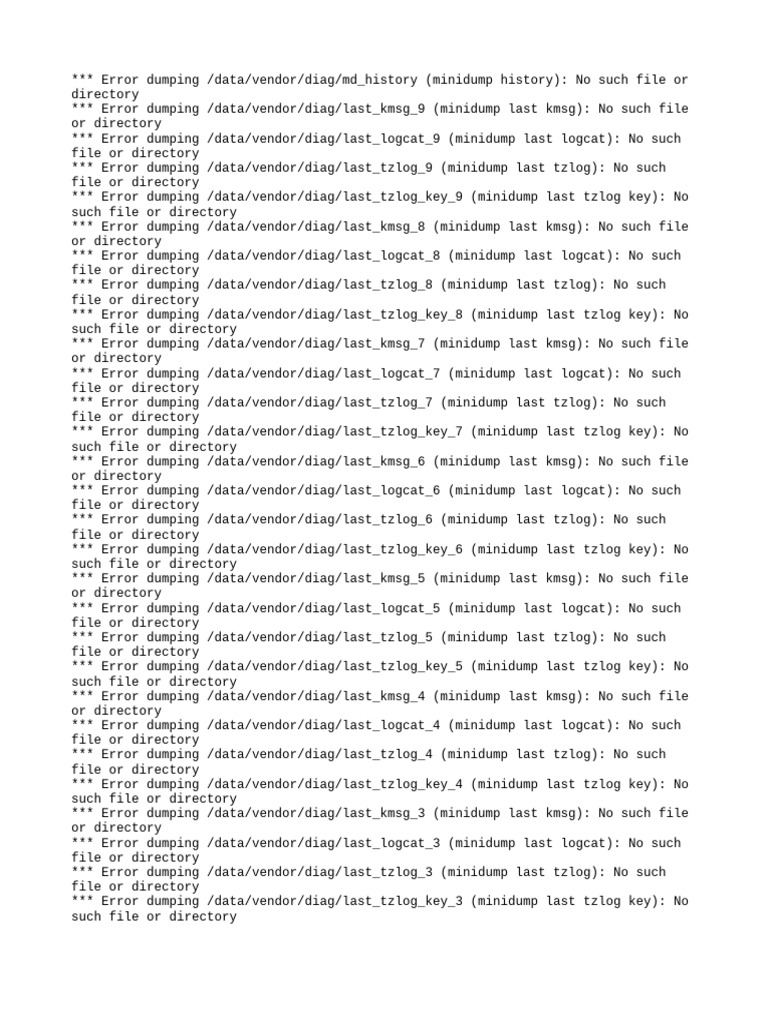 Dumpstate Board | PDF | Computing | Debugging