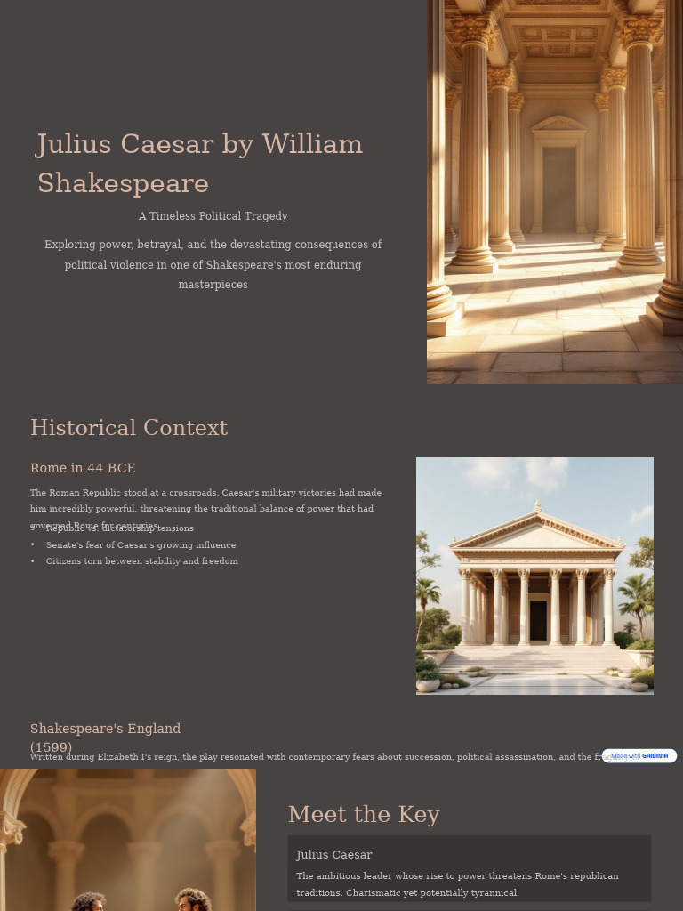 Julius Caesar by William Shakespeare | PDF | Julius Caesar | Mark Antony