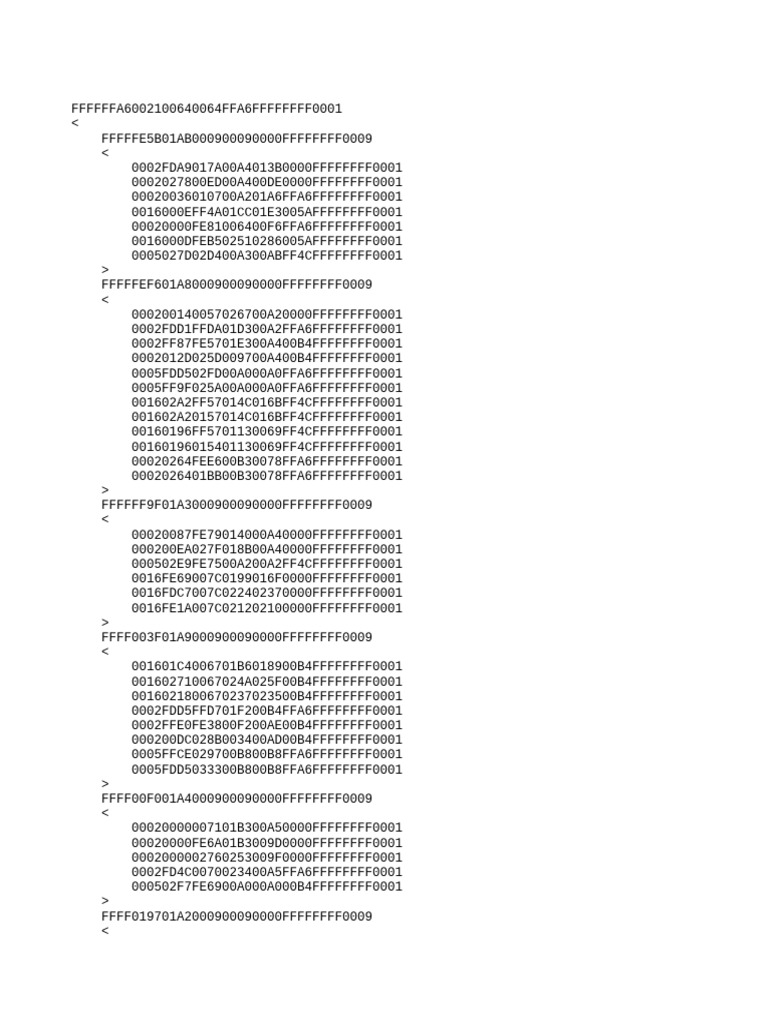 Hexadecimal Data Structure Analysis | PDF
