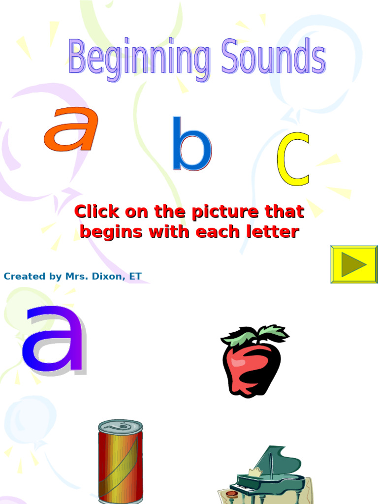 Beginning Sounds L | PDF