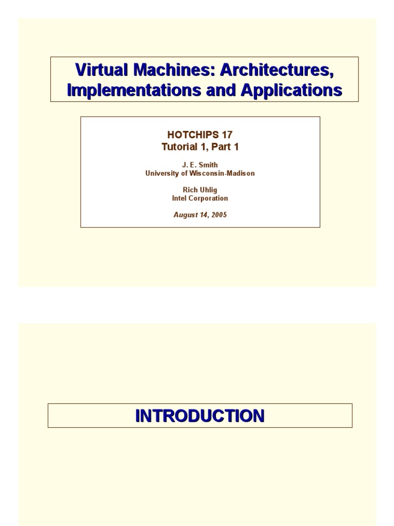 Vmware Architecture | PDF | Virtual Machine | Instruction Set