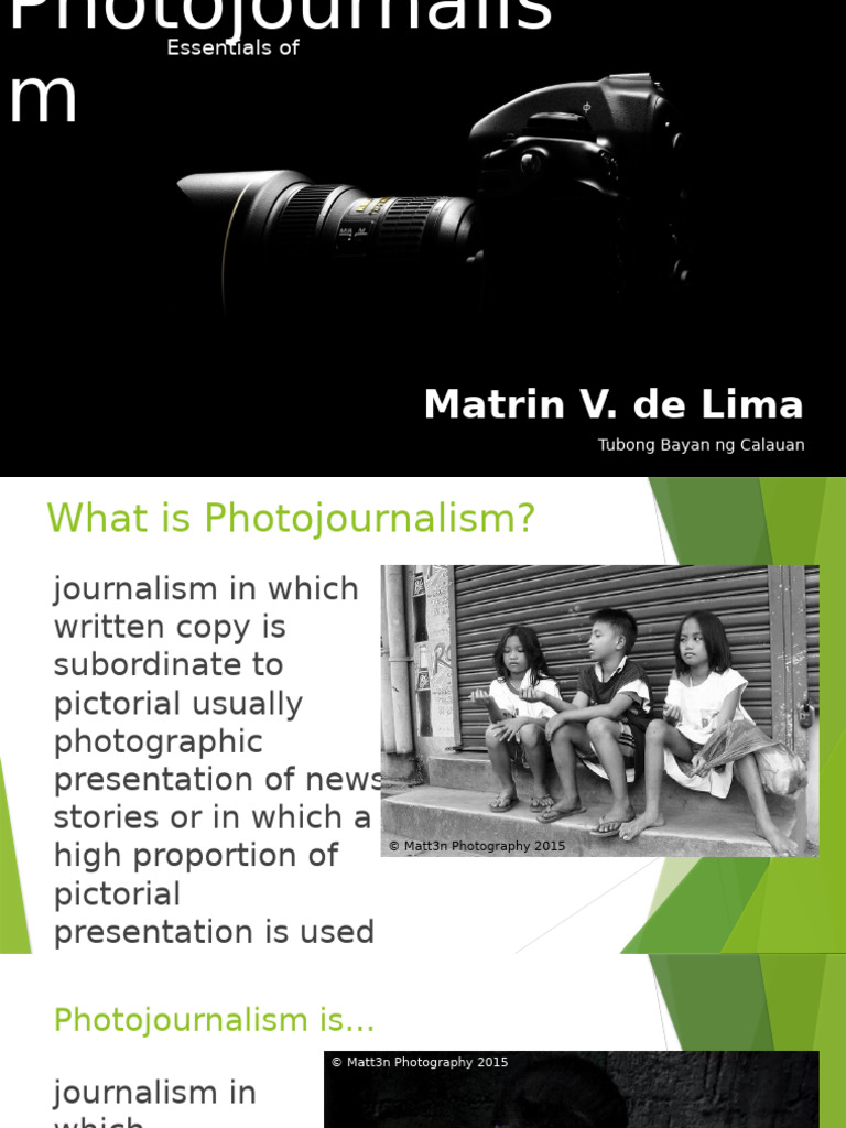 Essentials of Photojournalism Guide | PDF | Composition (Visual Arts ...