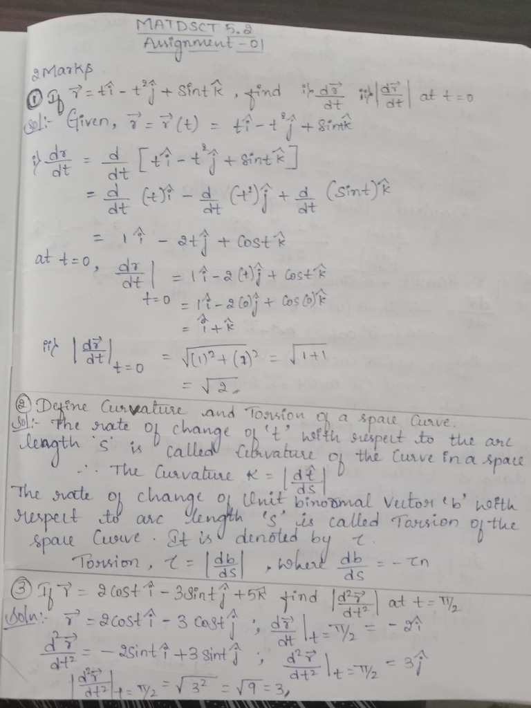 Maths Paper 5.2 Assignment 1 | PDF