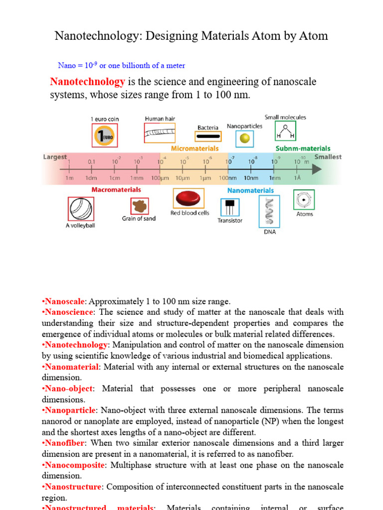 Nanotechnology: Nanoscale Material Design | PDF | Nanotechnology ...