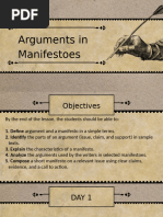 Writing Your Own Manifesto Guide | PDF | Brainstorming | Proofreading