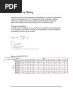 UPS Battery Sizing Calculation Guide | PDF
