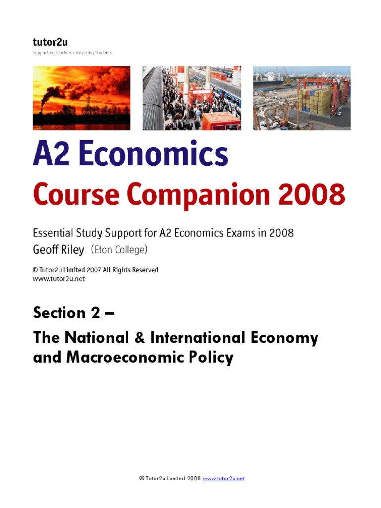 A2 Economics Section 2 Macroeconomics | PDF | Business Cycle | Inflation