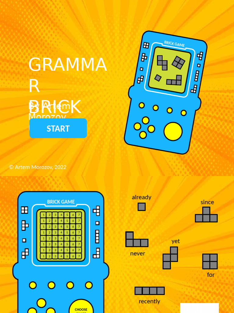 Brick Game Present Perfect by Artem Morozov | PDF