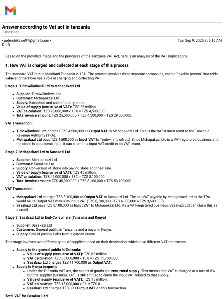 VAT Collected in Each Stages | PDF | Value Added Tax | Prices