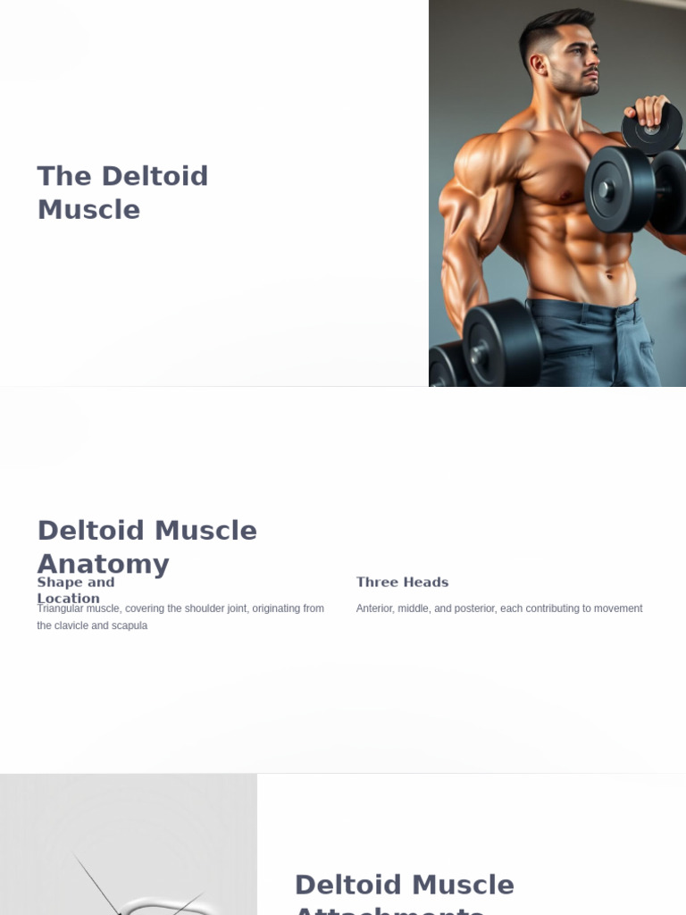 Deltoid Muscle Anatomy and Functions | PDF