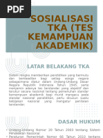 Sosialisasi Tka Sma Fix | PDF