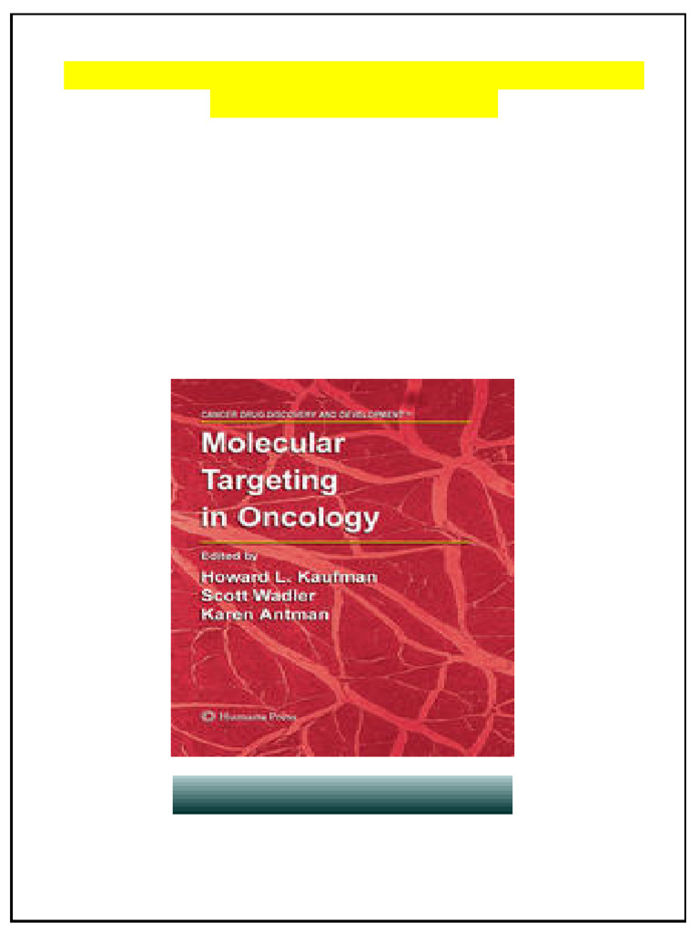 Molecular Targeting in Oncology 1st Edition Chad D. Knights PHD No ...