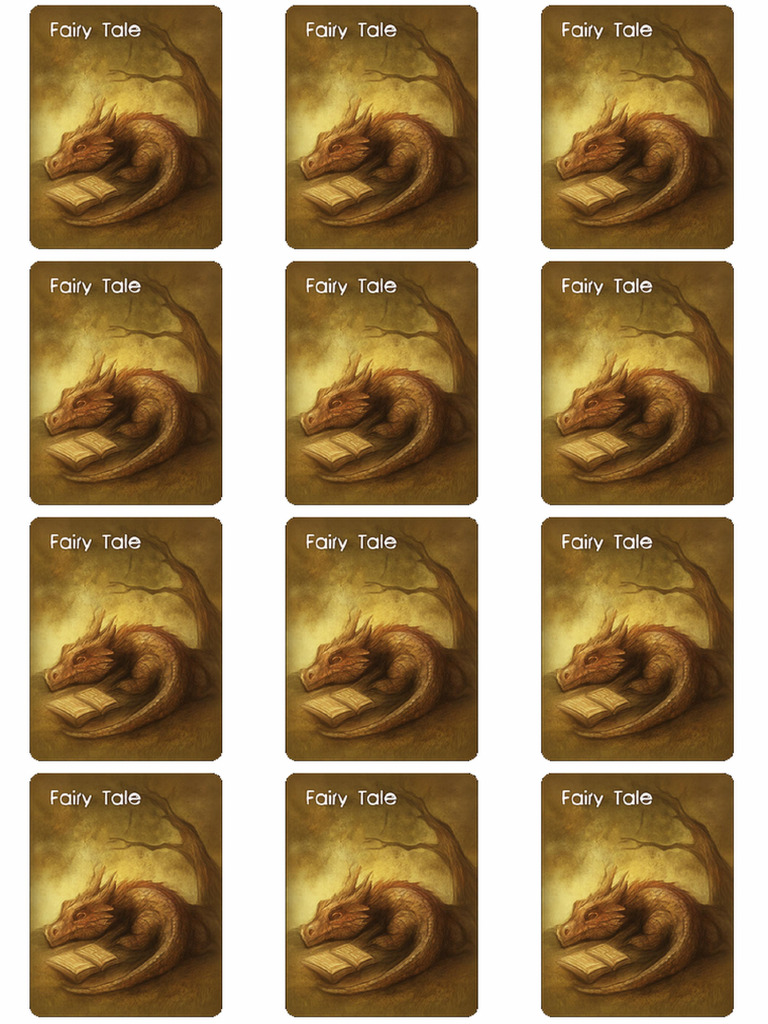 Fairy Tale Cards Sheet Fixed | PDF