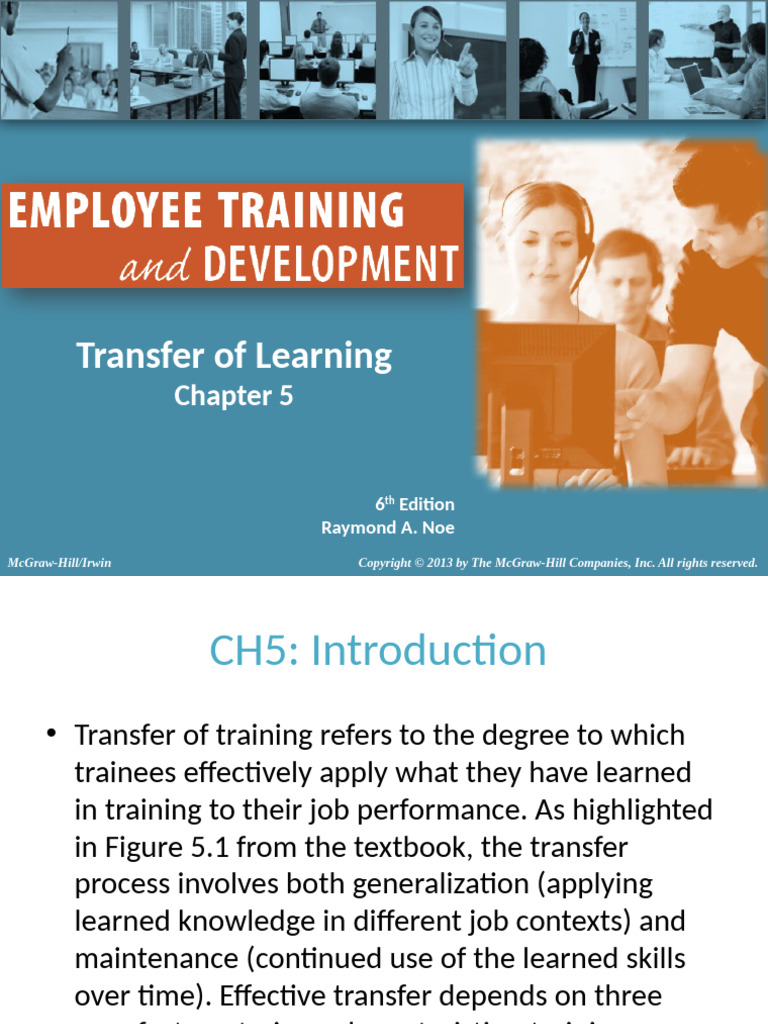 Optimizing Training Transfer Strategies | PDF | Learning | Knowledge ...