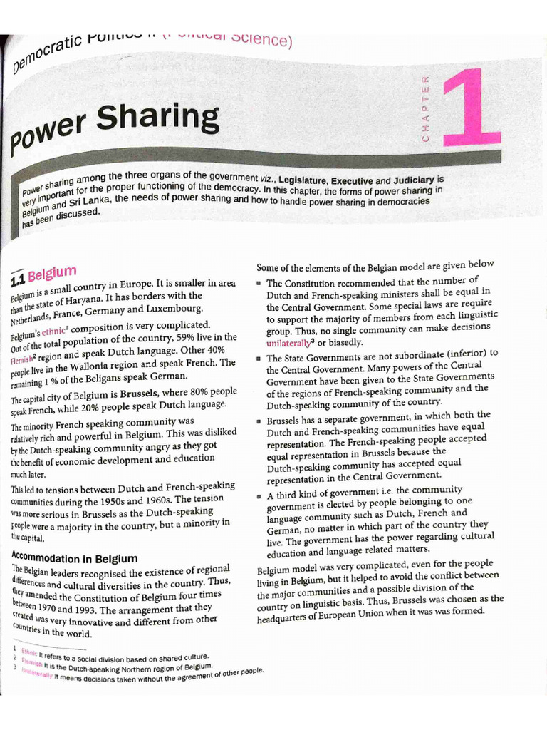 Power Sharing | PDF