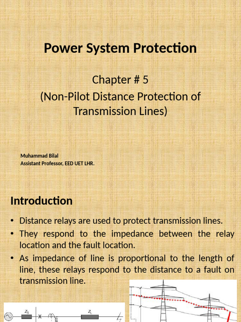 Non-Pilot Distance Protection Techniques | PDF | Transmission Line ...