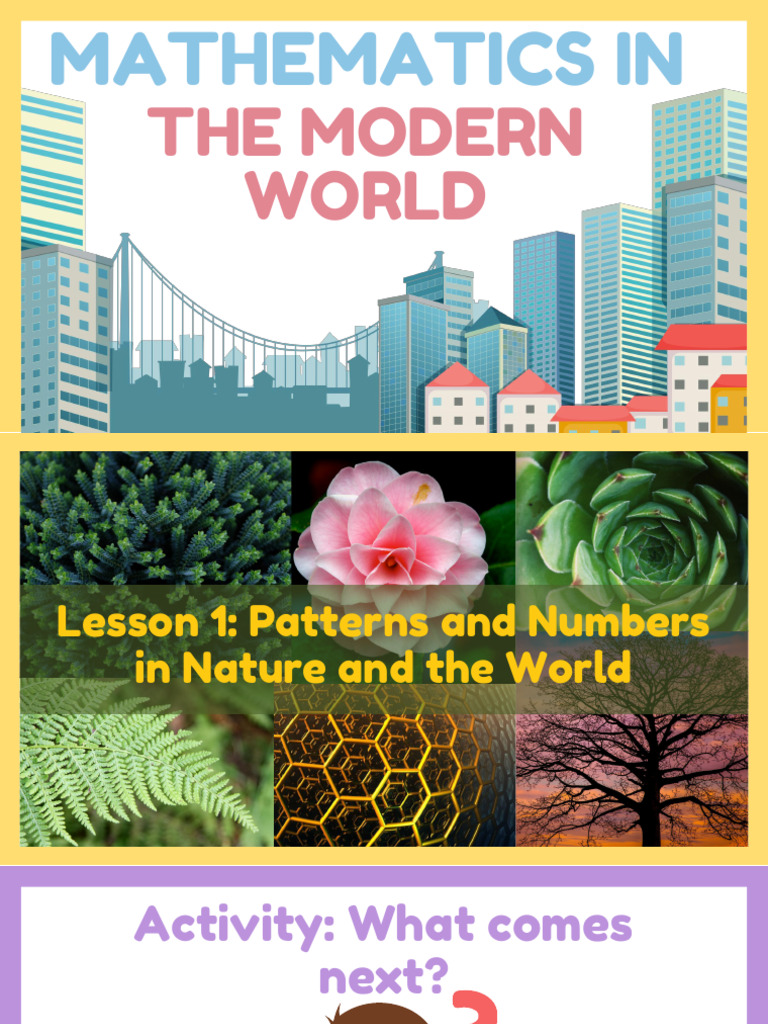 Patterns and Numbers in Nature | PDF | Pattern | Area