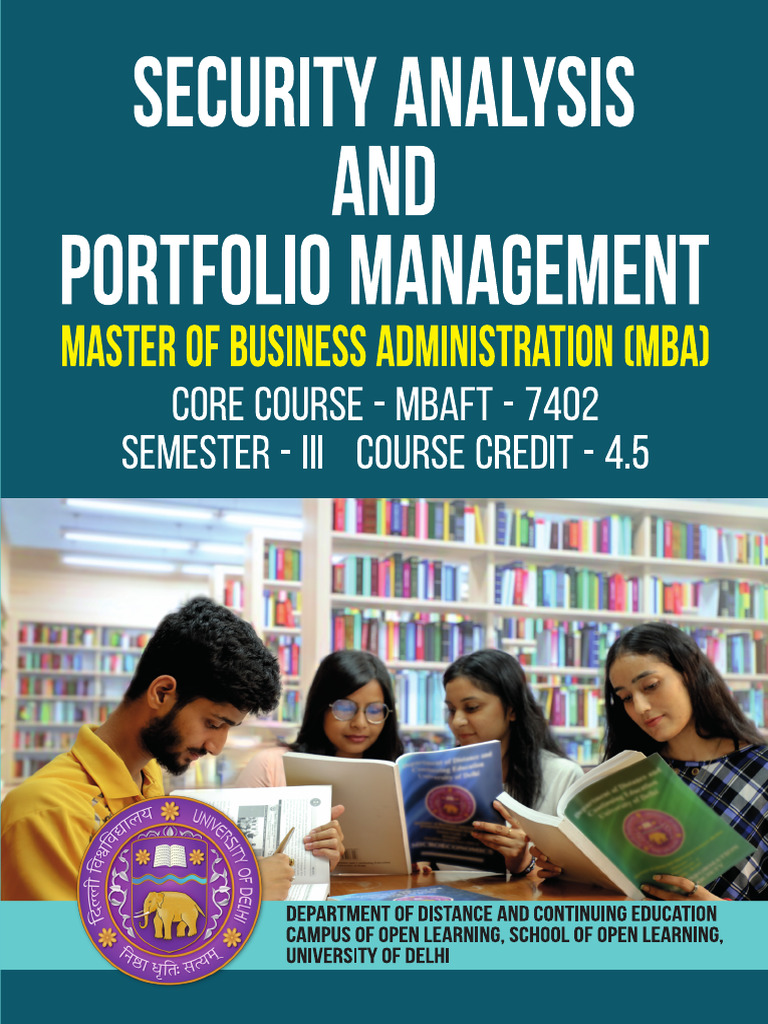 Security Analysis & Portfolio Management Guide | PDF | Investing ...