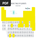 Periodic Table of Elements - PubChem | PDF | Chemical Elements | Atoms
