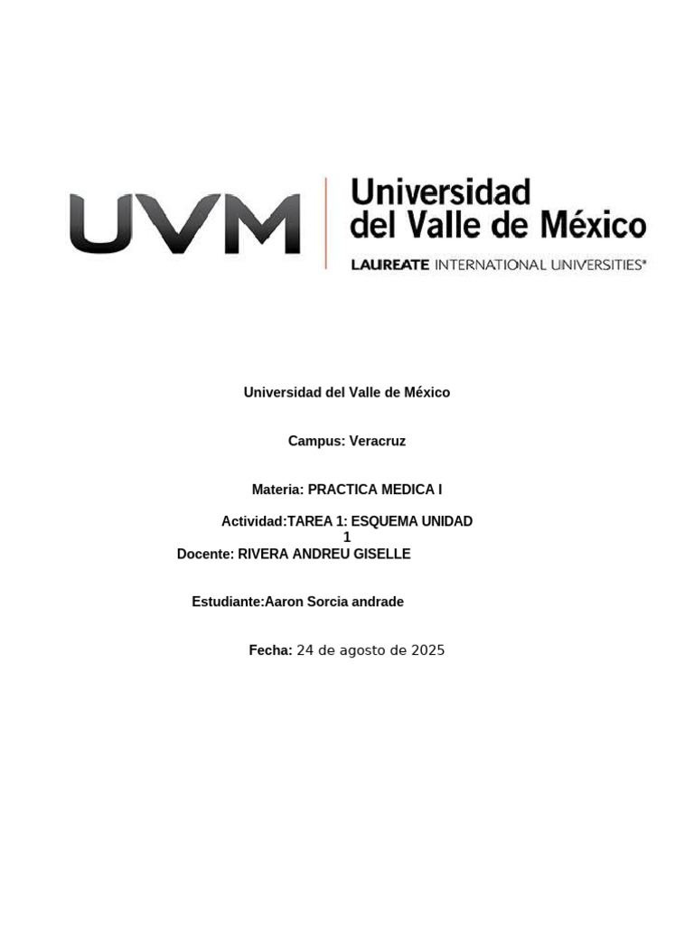 Hoja de Presentacion Uvm | PDF