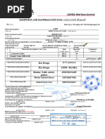 Koc Loading Note - Blank | PDF