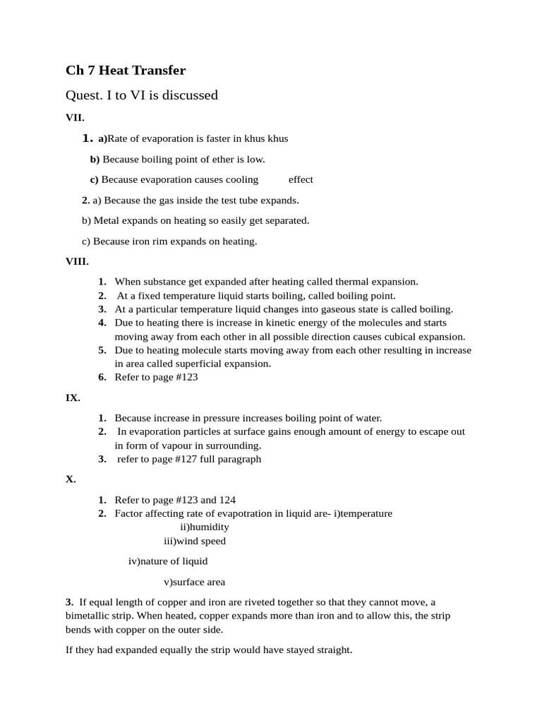 Heat Transfer: Key Concepts & Effects | PDF | Evaporation | Boiling