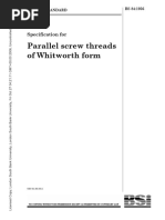 British Standard Whitworth Threads Chart - Boltport Fasteners | PDF ...