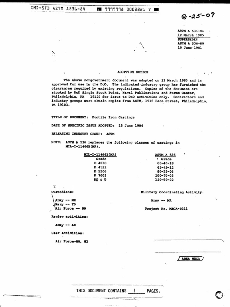 Astm A536 | PDF