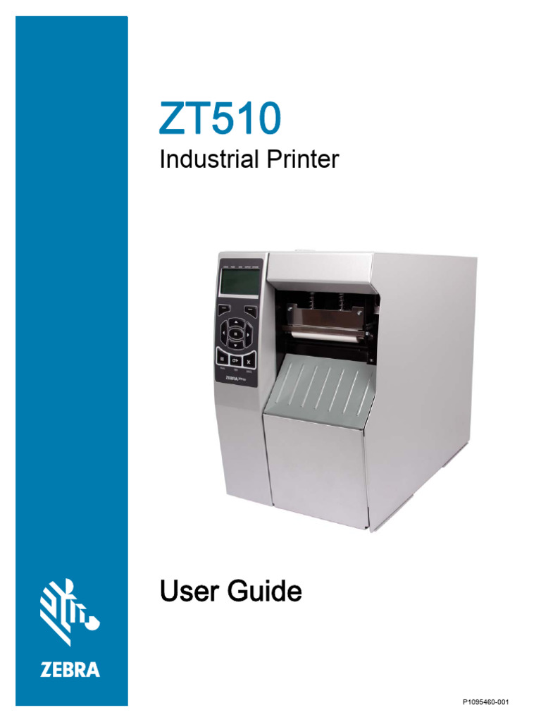 Handbuch Zebra ZT510 EN | PDF | Menu (Computing) | Printer (Computing)