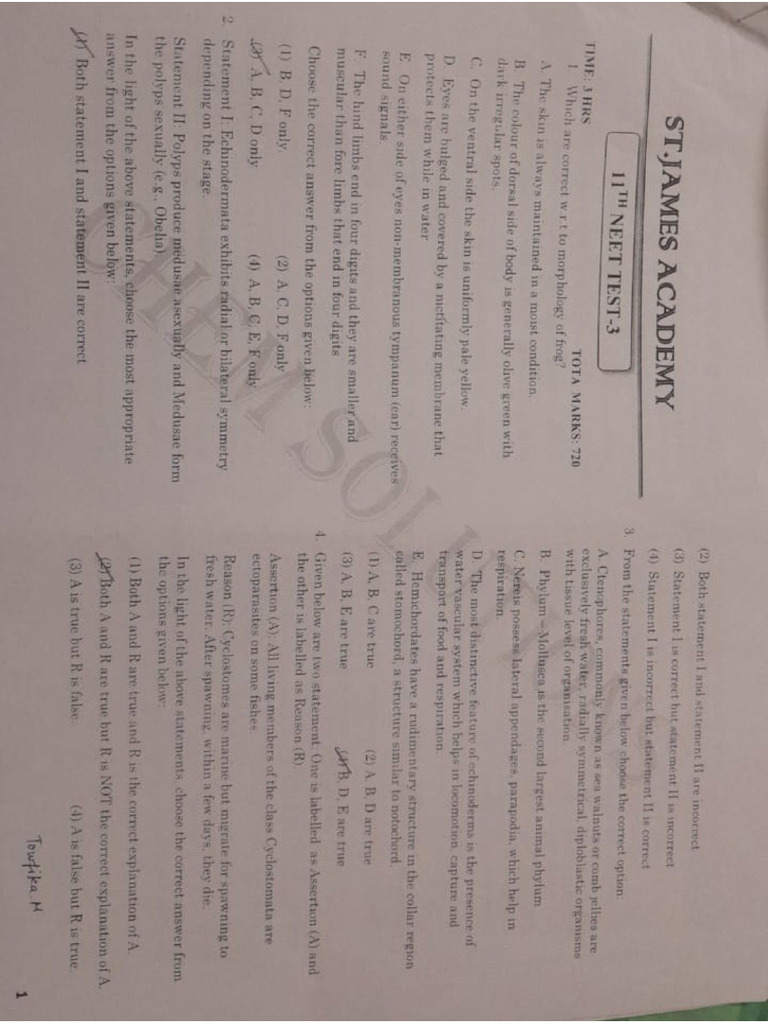 Neet QP 3 | PDF