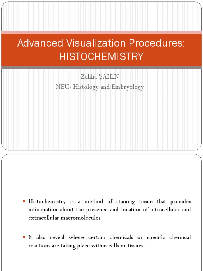 Histochemistry ZS (NEU2012) | PDF | Fixation (Histology) | Staining