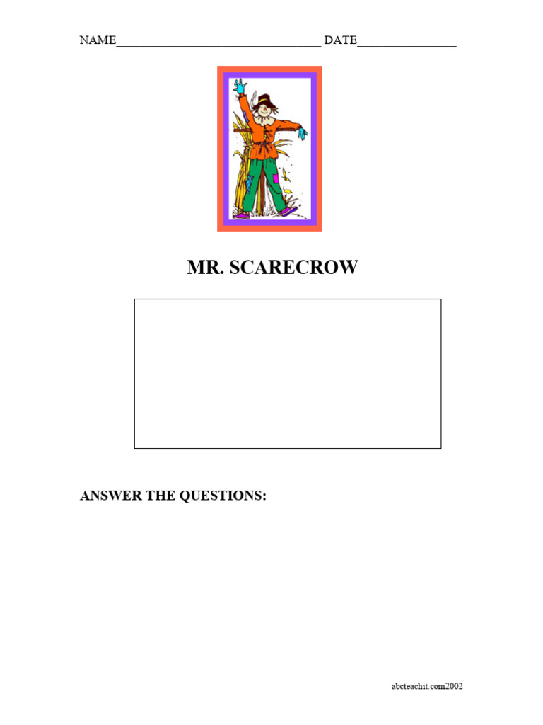 Mr. Scarecrow | PDF