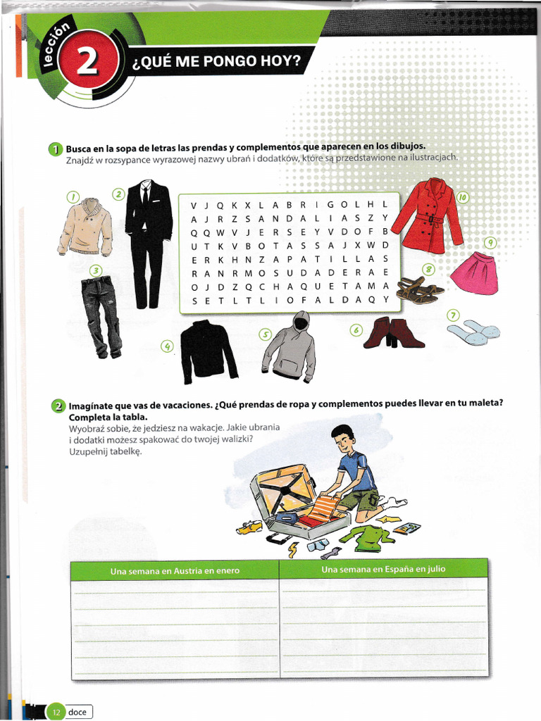 Prendas y Complementos para Vacaciones | PDF