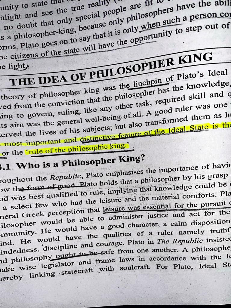 Plato's Philosopher King Concept | PDF | Liberal Arts Education ...