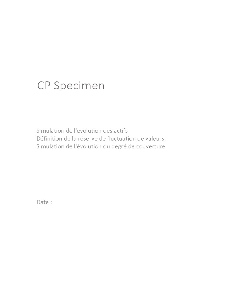 Simulation de Couverture Financière OPP2 | PDF | Modèle d'évaluation ...