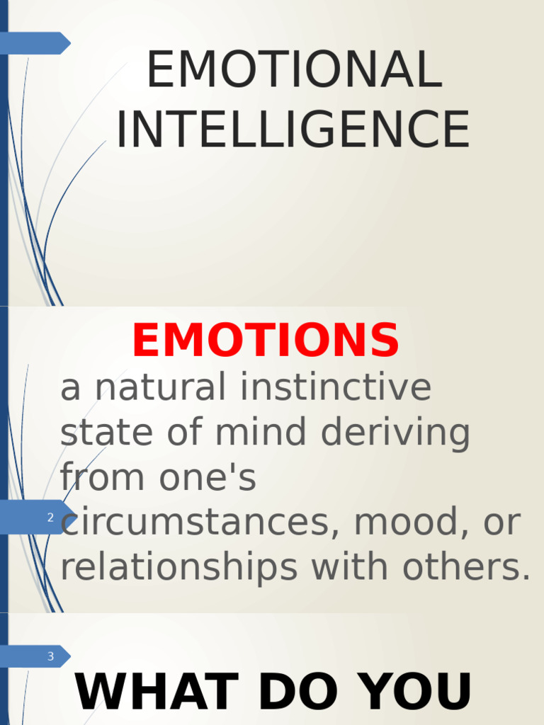 Understanding Emotional Intelligence | PDF