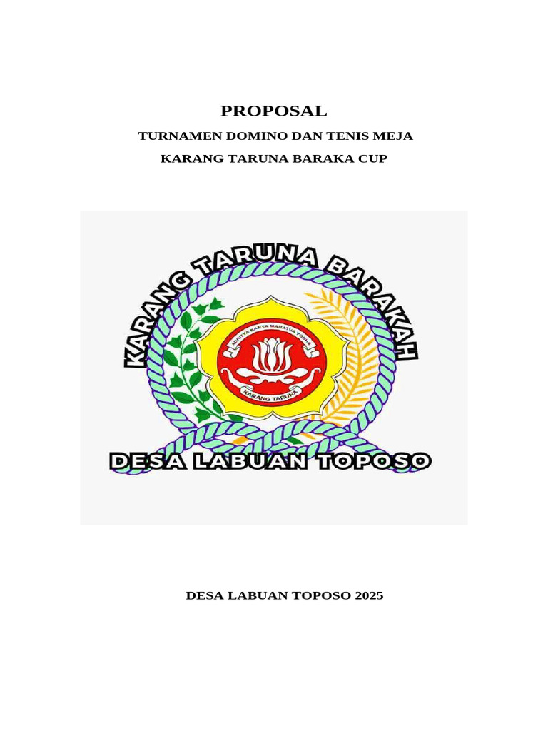 Turnamen Domino & Tenis Meja 2025 | PDF