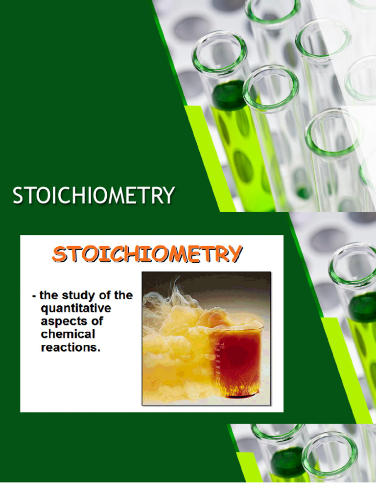 Lesson 5 Stoichiometry 2 | PDF | Mole (Unit) | Molecular Mass