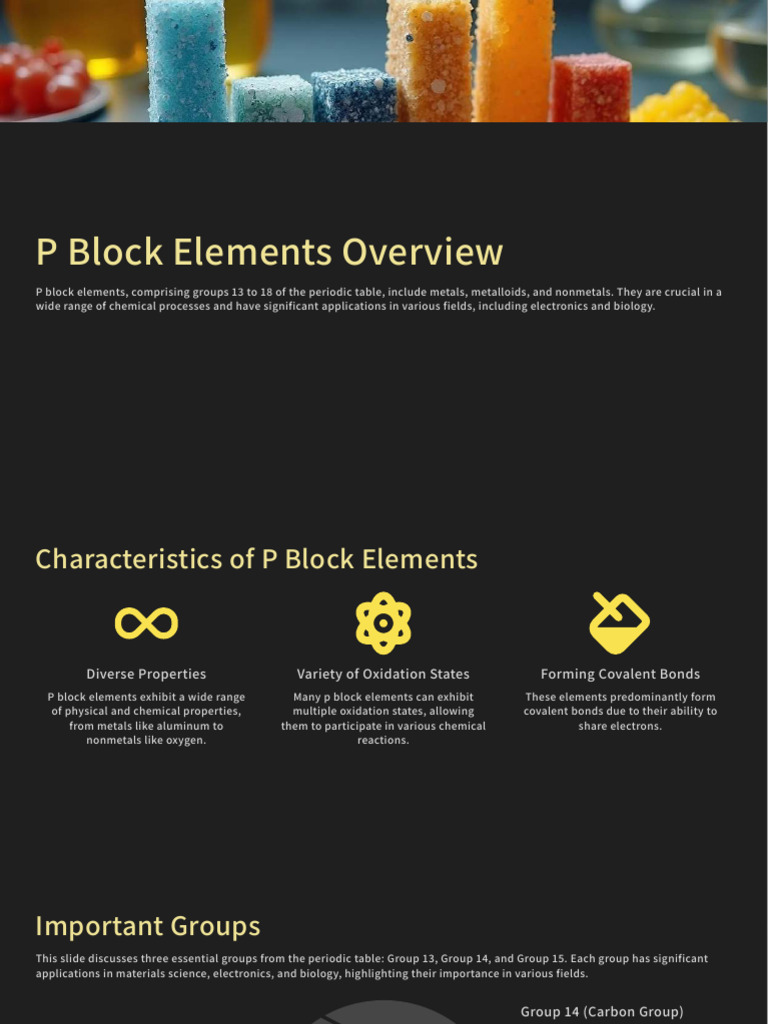 Overview of P Block Elements | PDF | Chemical Elements | Sets Of ...