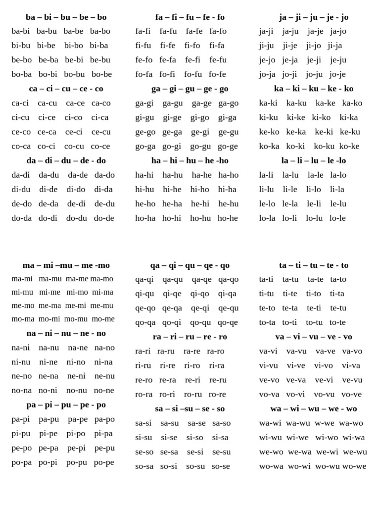 Belajar Membaca | PDF